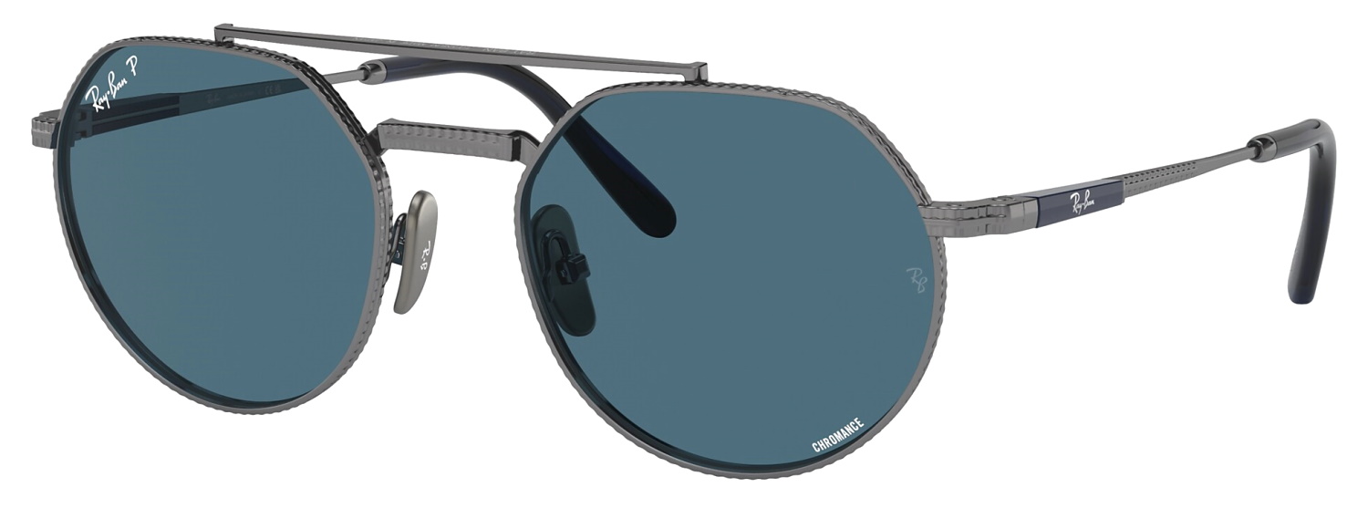 Lunettes de soleil Ray-Ban Jack II Titanium Medium RB8265 3142/S2 53-20 ...