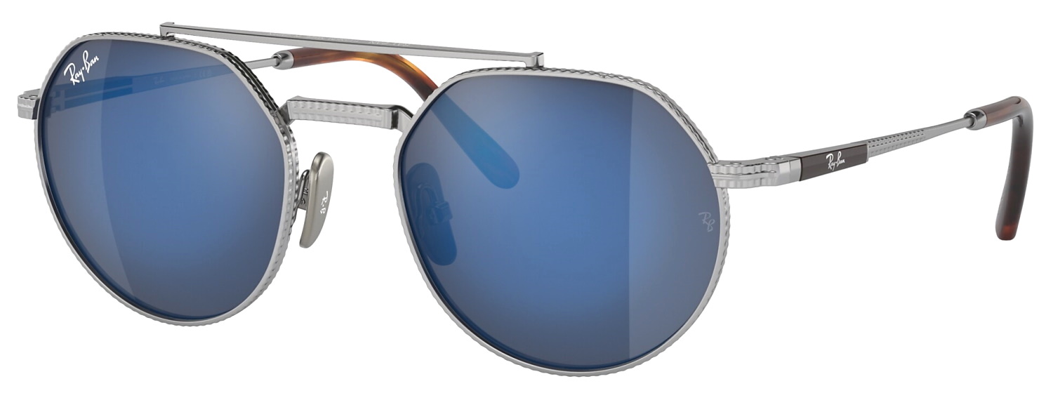 Lunettes de soleil Ray-Ban Jack II Titanium Small RB8265 3139/O4 51-20 ...