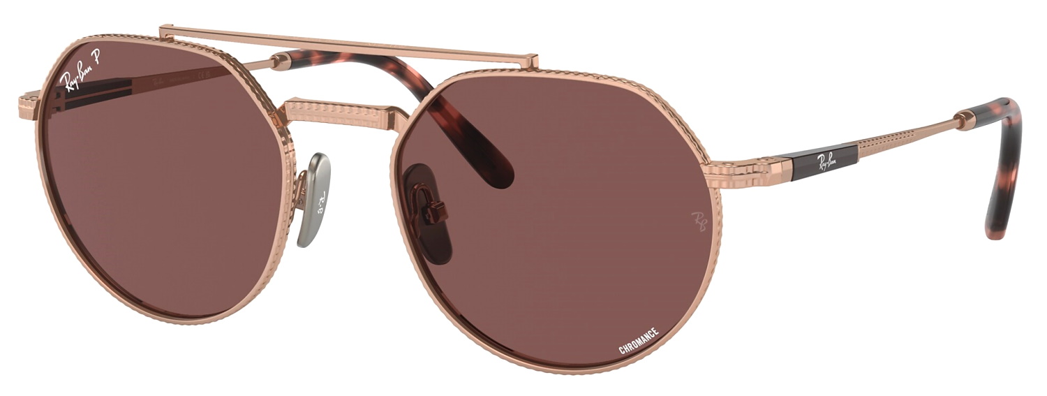 Lunettes de soleil Ray-Ban Jack II Titanium Small RB8265 3140/AF 51-20 ...