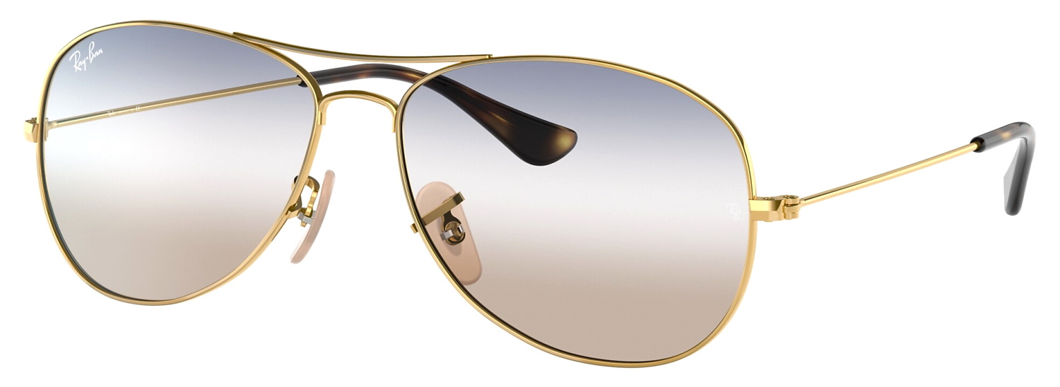 Lunettes de soleil Ray-Ban Cockpit Bi-gradient RB3362 001/GD 56-14 pas cher
