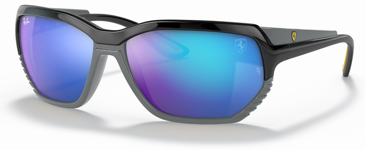 Lunettes de soleil Ray-Ban Scuderia Ferrari Collection RB4366M F675/55 ...