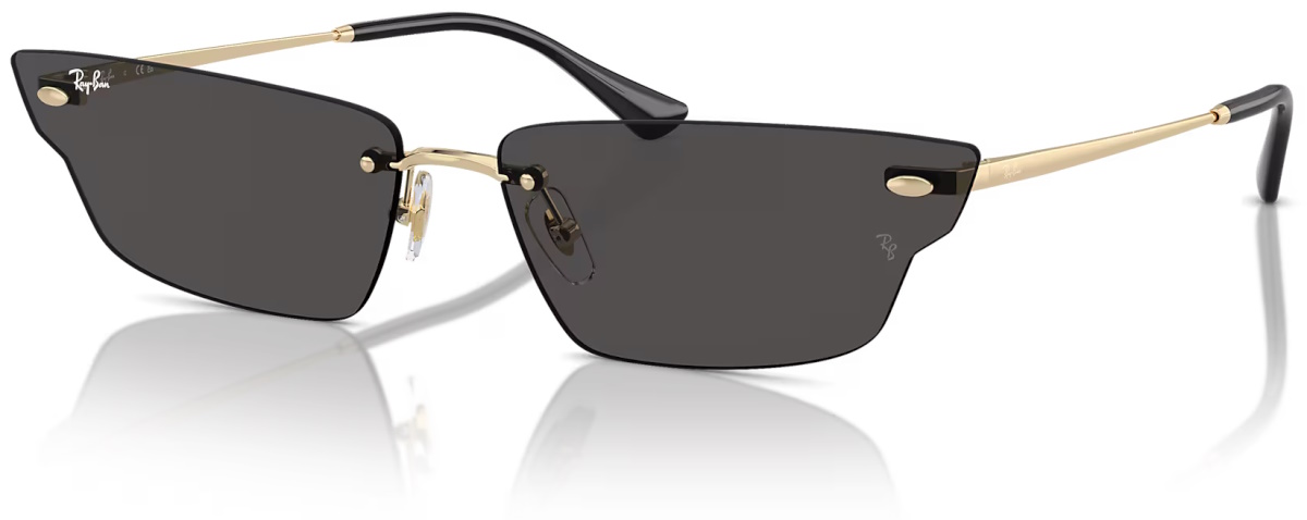 Lunettes de soleil Ray-Ban Bio-Based Anh Medium RB3731 9213/87 63-15 ...