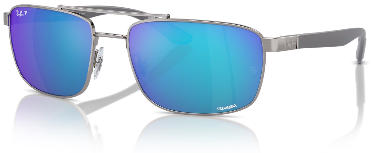 Lunettes de soleil Ray-Ban Chromance Liteforce RB3737CH 004/A1 60-18 ...