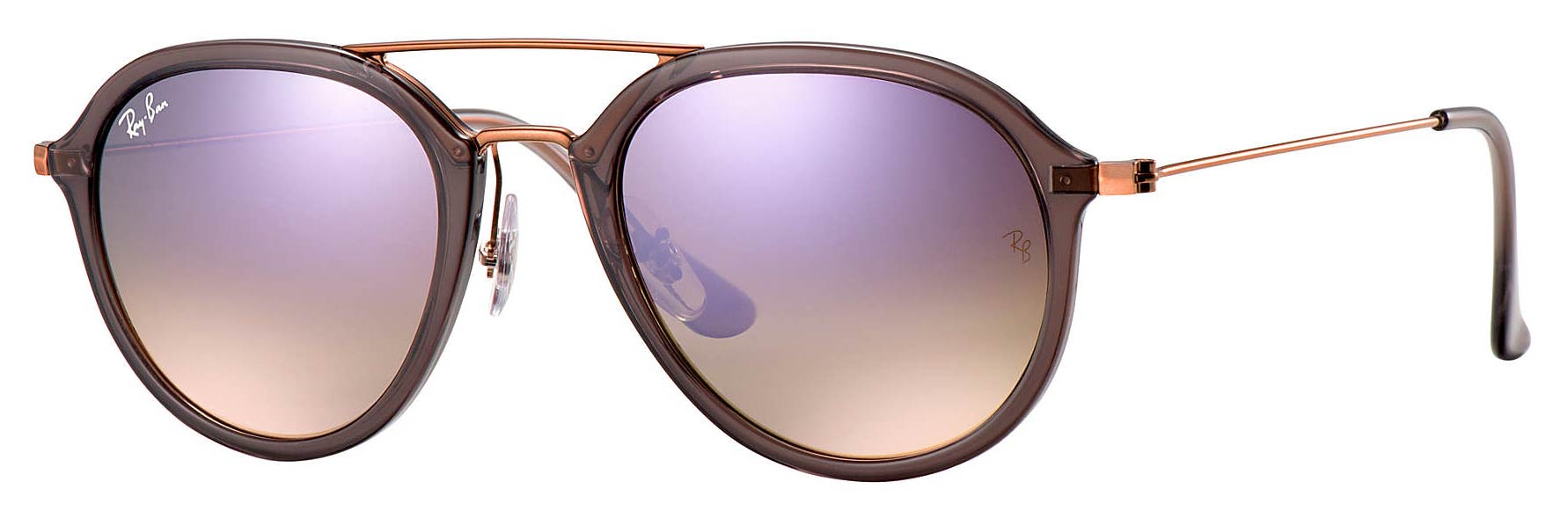 Lunettes de soleil Ray-Ban Highstreet Medium RB4253 6237/7X 53-21 pas cher