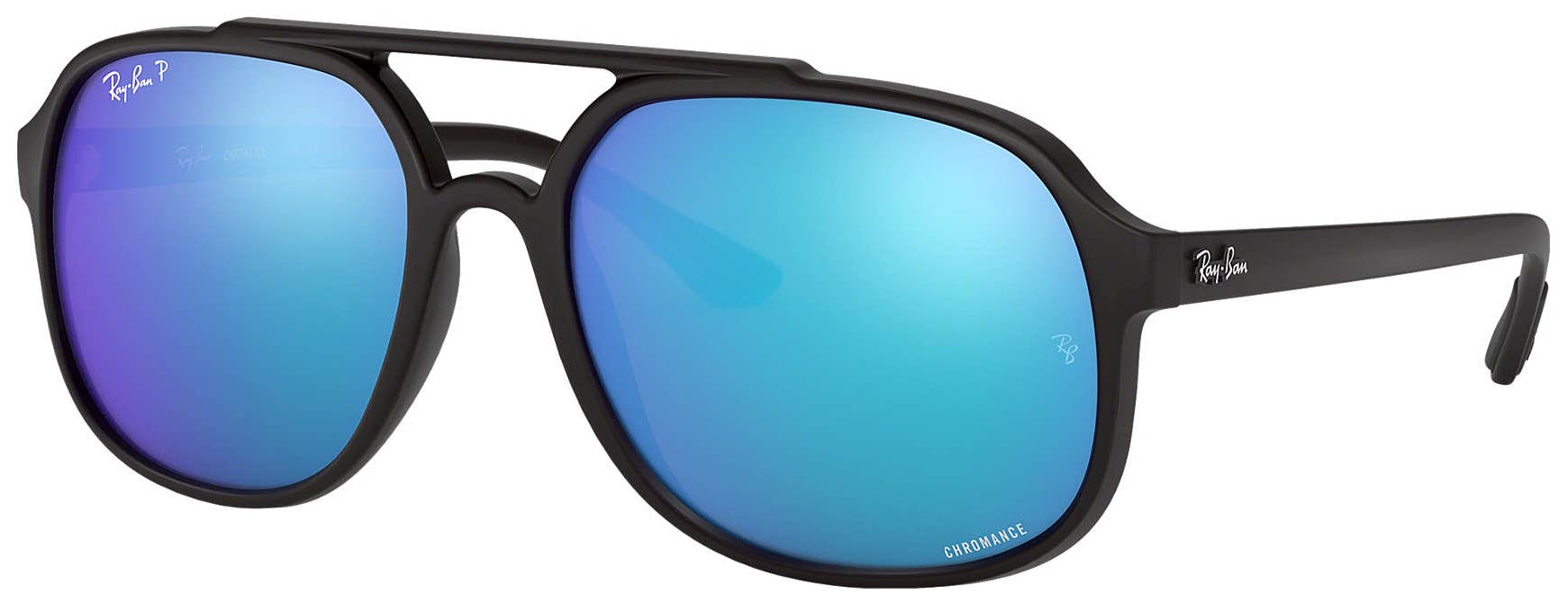 Lunettes de soleil Ray-Ban Aviator Noir RB4312-CH 601-S/A1 57-18 pas cher