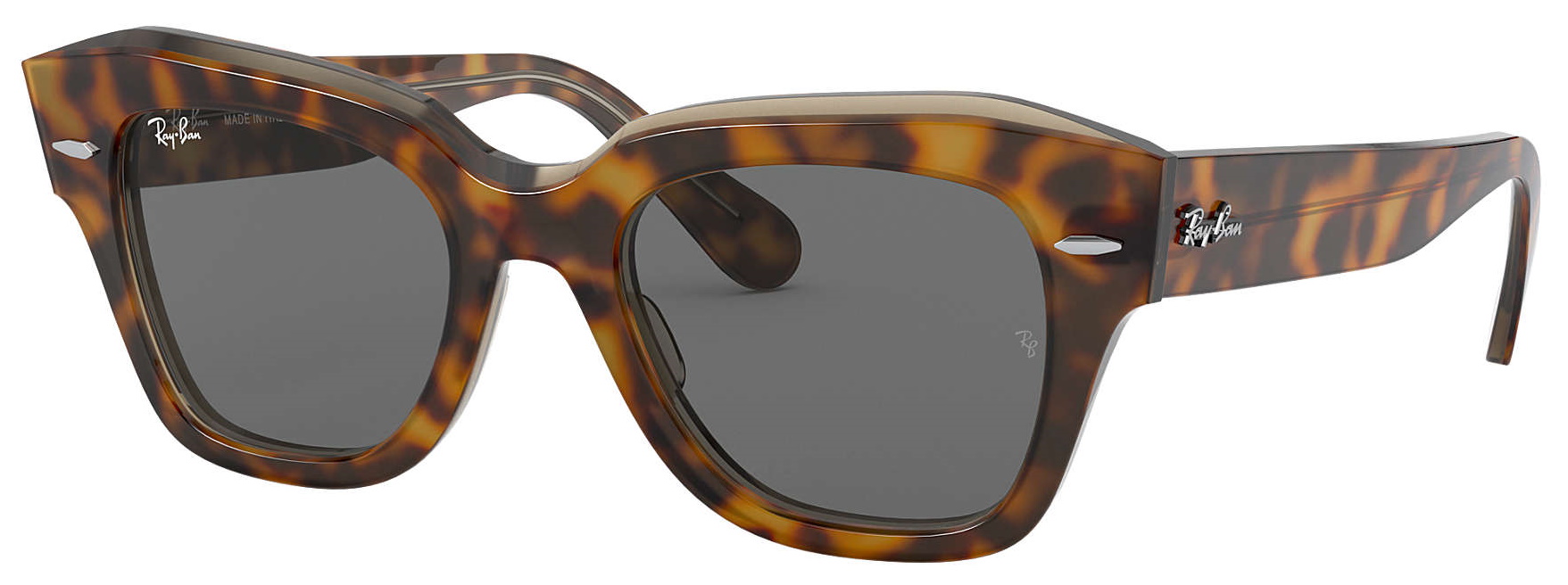 Lunettes de soleil Ray-Ban Wayfarer State Street Medium RB2186 1292/B1 ...