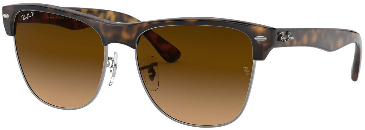 Lunettes de soleil Ray-Ban Clubmaster Oversized RB4175 878/M2 57-17 pas ...