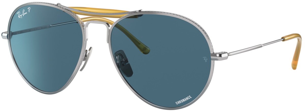 Lunettes de soleil Ray-Ban Chromance Titanium RB8063 9209/S2 55-16 pas cher