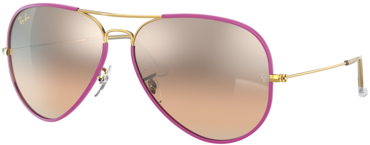 Lunettes de soleil Ray-Ban Aviator Full Color Legend Medium RB3025JM ...