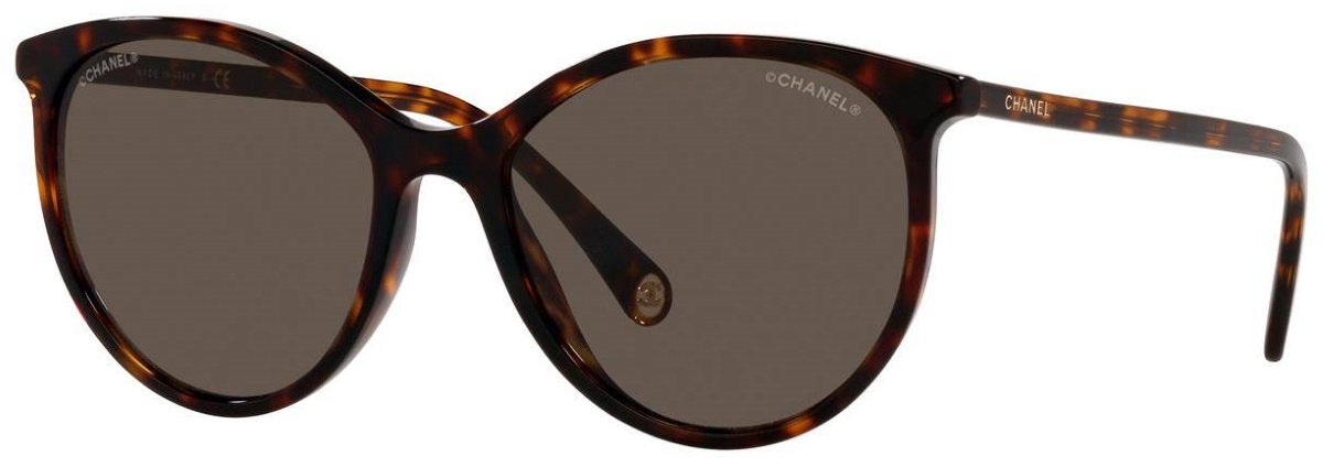 Lunettes de soleil Chanel Lunettes Pantos Signature CH5448 C714/3 54-17 ...