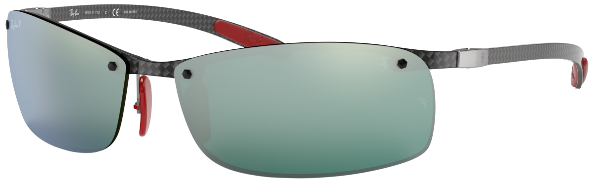 Lunettes de soleil Ray-Ban Scuderia Ferrari Collection RB8305M F005/H1 ...