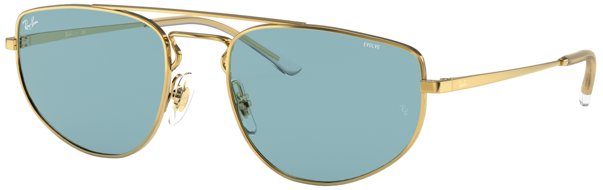 Lunettes de soleil Ray-Ban RB3668 001/Q2 55-22 pas cher