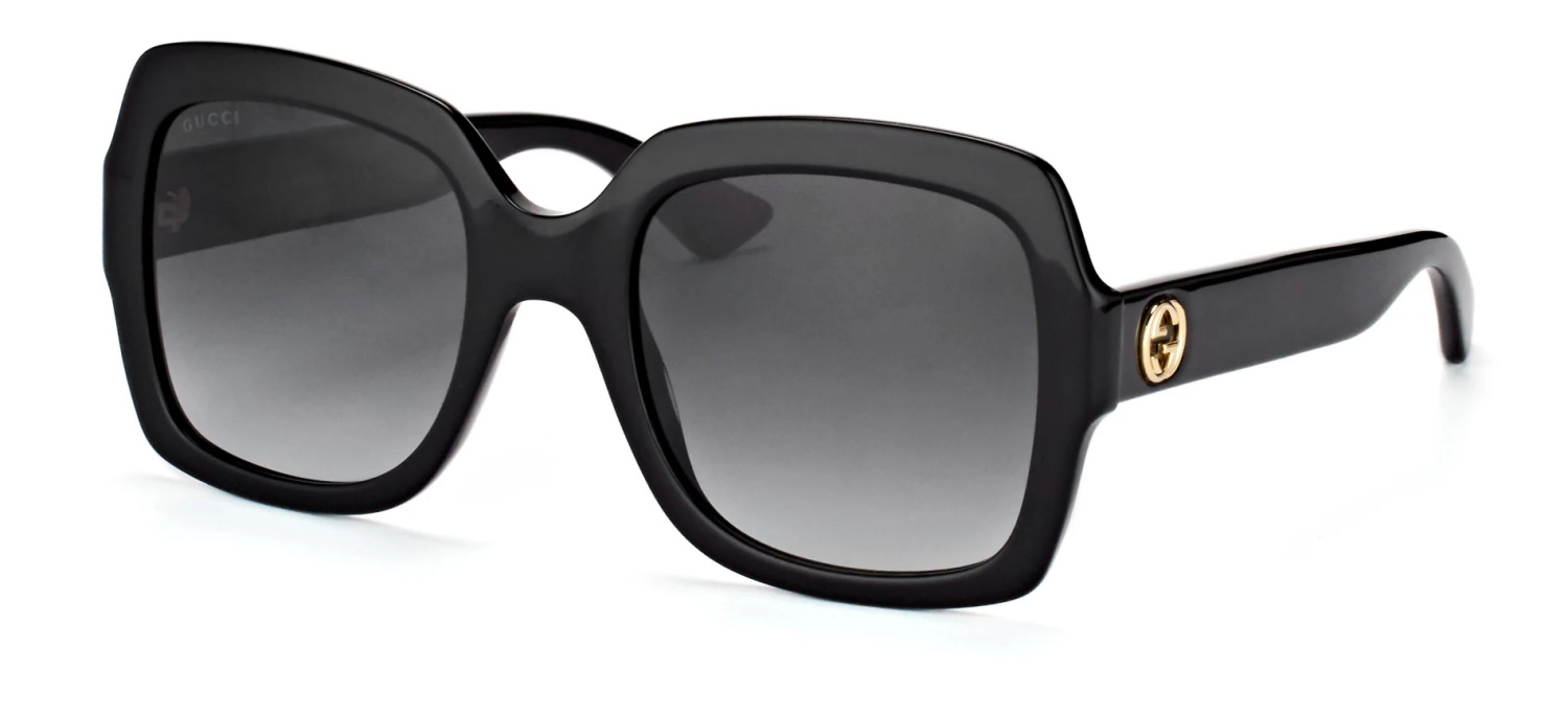 Lunettes de soleil Gucci Lunettes de soleil Femme GG0036S 001 54-22 pas ...