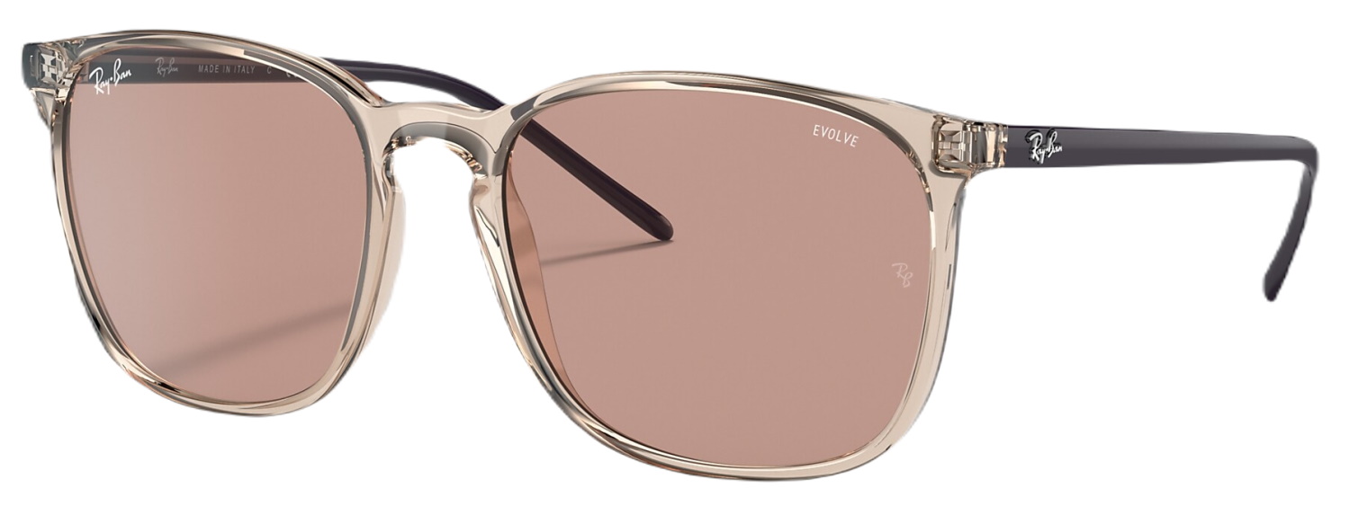 Lunettes de soleil Ray-Ban Evolve RB4387 6573/Q4 56-18 pas cher